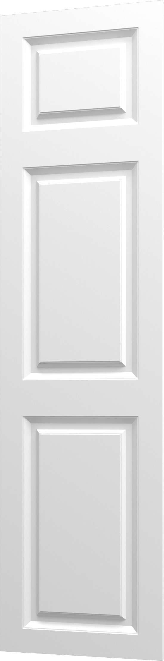 Raised Two Panel Shutter with Impost - Groupe Plastika